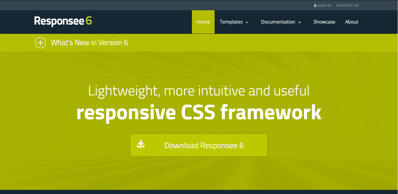 Responsee is a CSS framework and offers free templates
