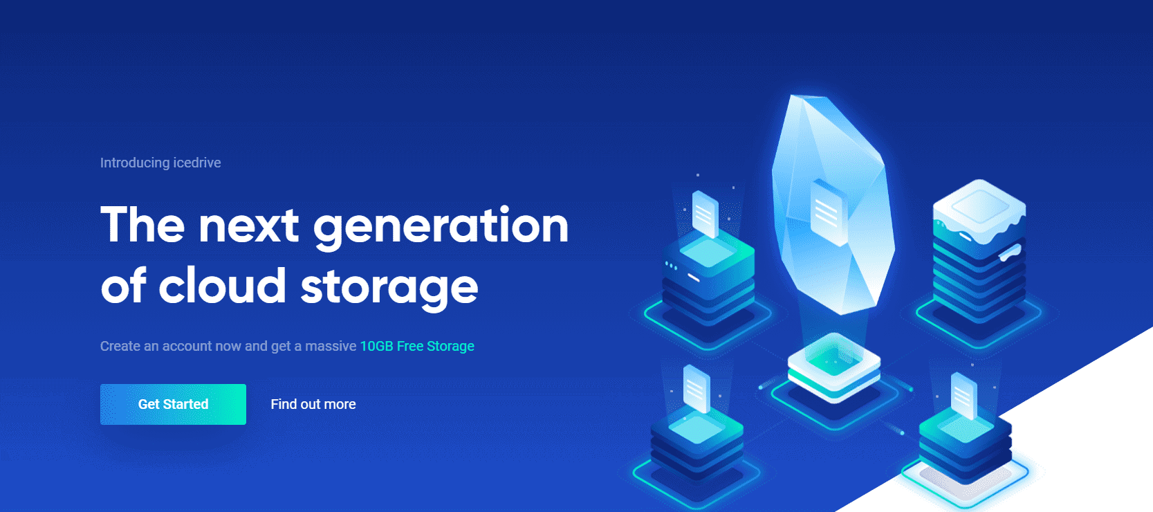 Ice Drive a free cloud storage provider to store your files