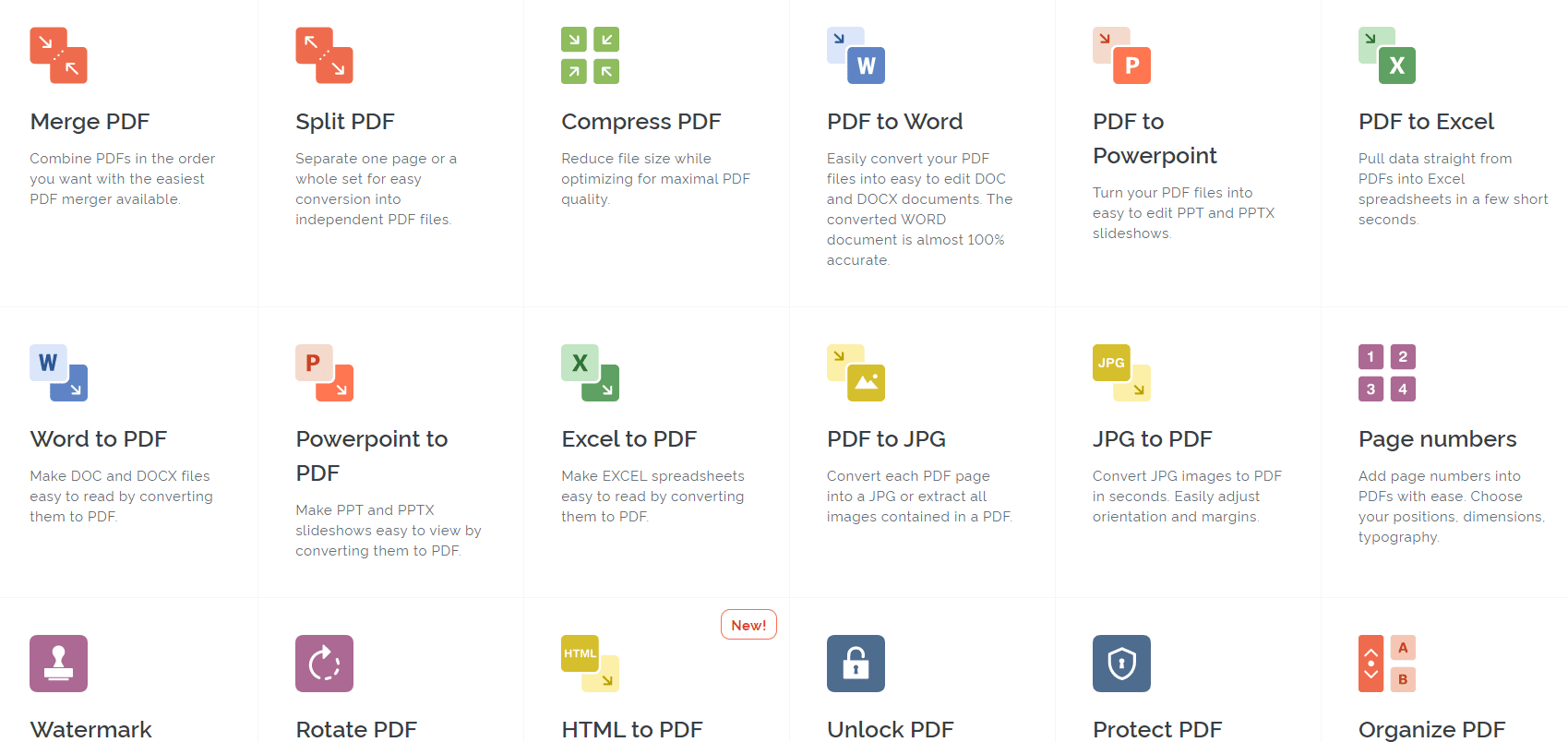 iLovePDF - Best available free pdf converter & editor online