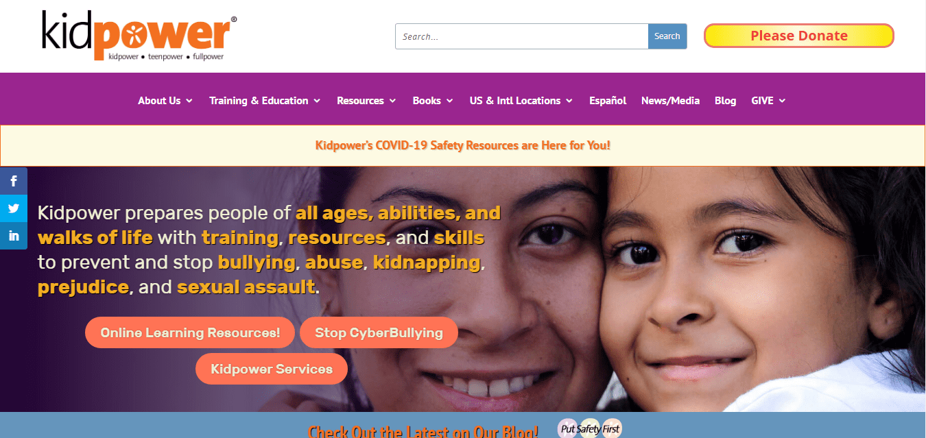 Kidpower - Access to hundreds of videos, webinars, and posters