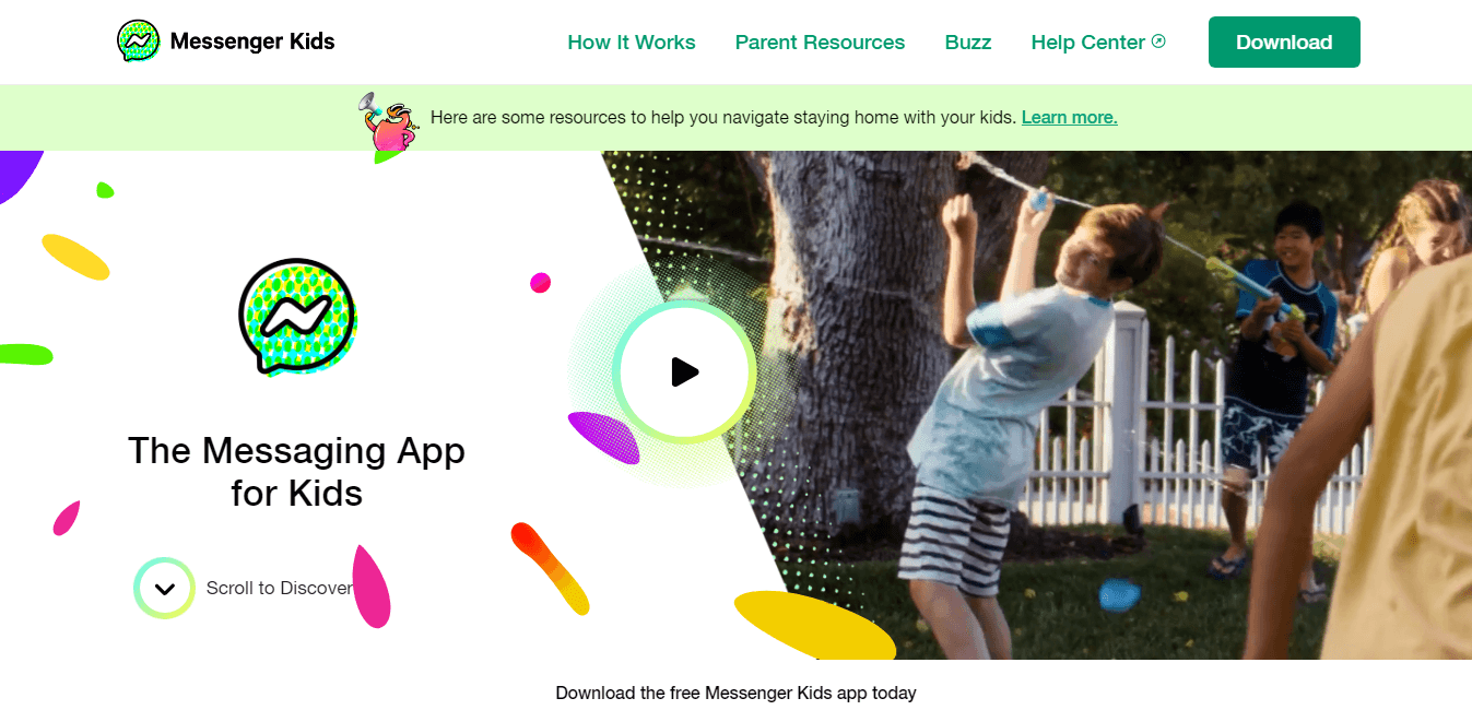 Messenger Kids - Best free video calling for mobile & tablets