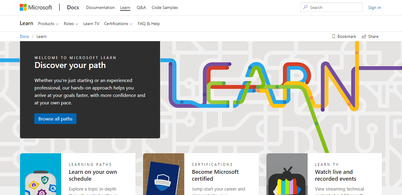 Microsoft-Learning provides free courses on Azure and Dynamics 365