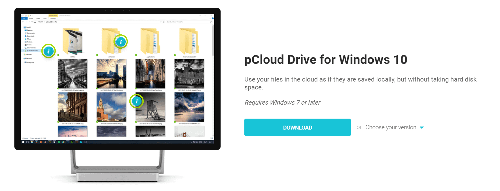 pCloud offers free cloud storage and file sharing solutions