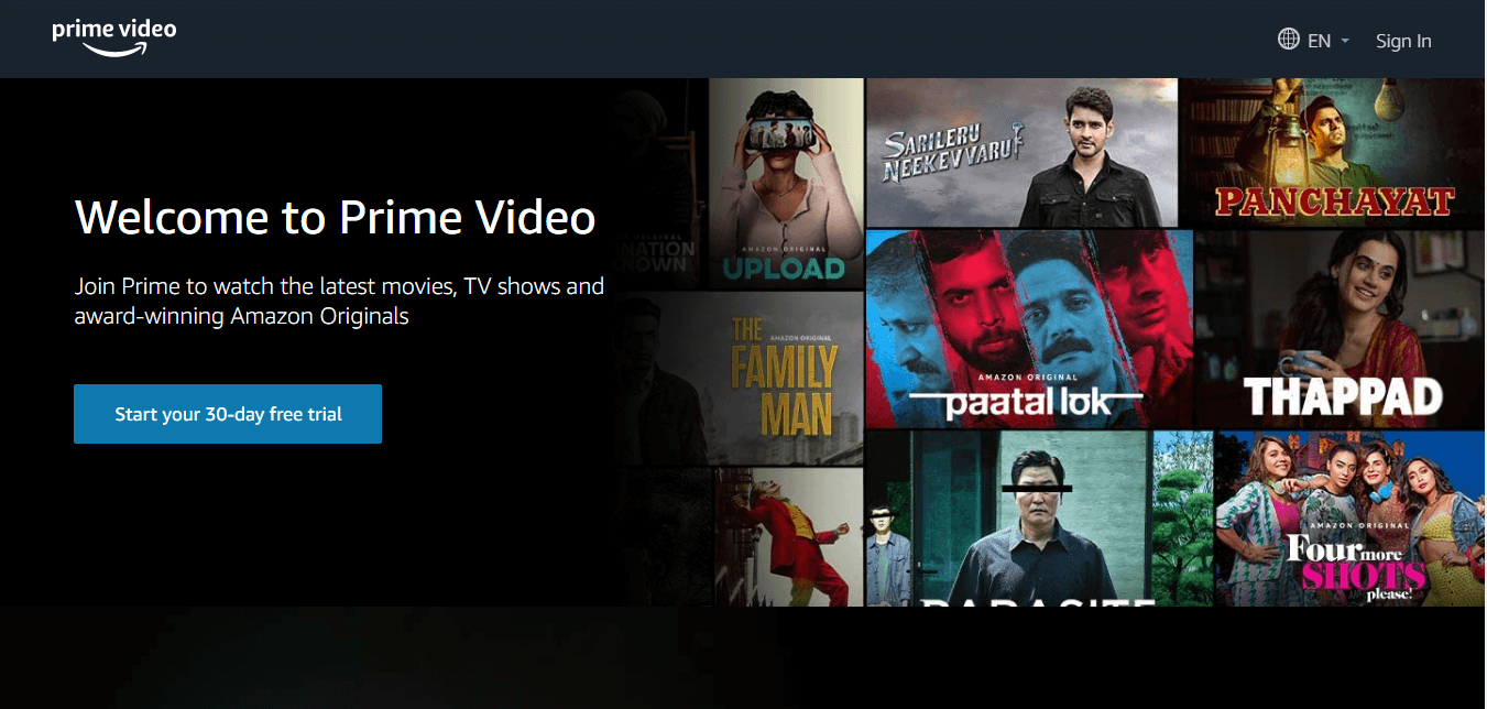 Amazon Prime Video Watch Free TV Series & Latest Movies