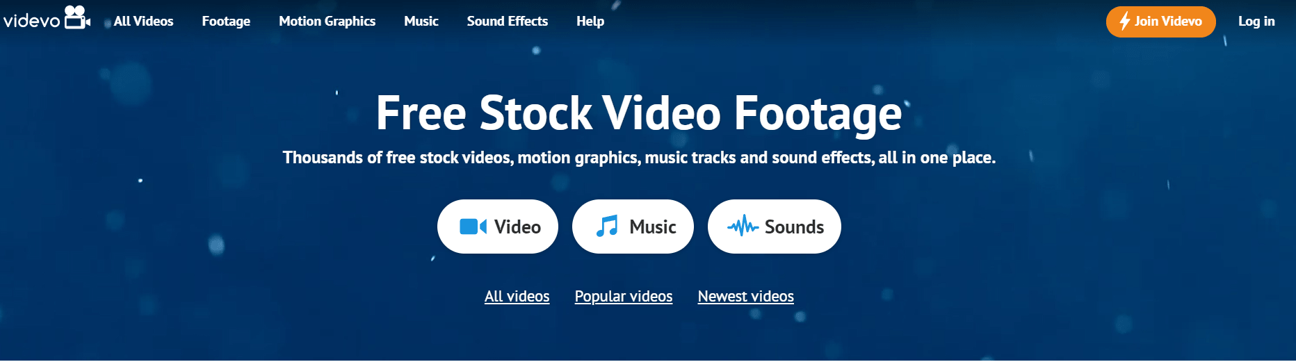 Videvo - Download free stock videos, free stock music & sound effects