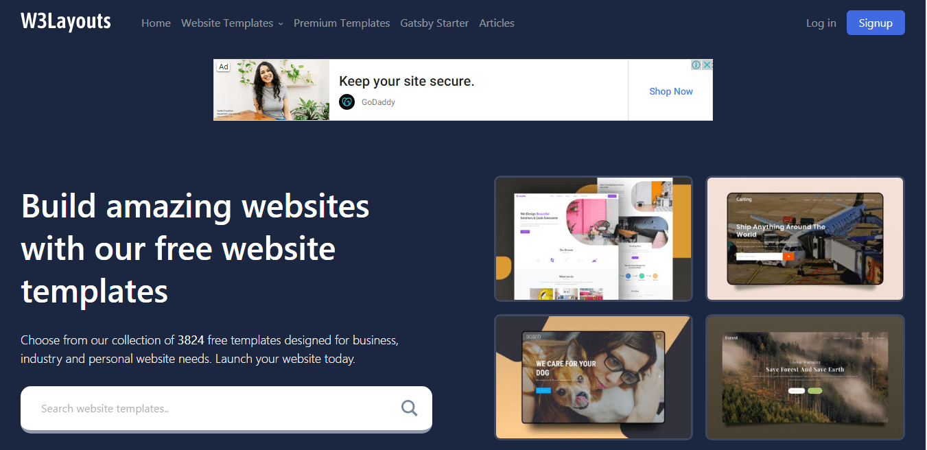 W3Layouts - Download free latest WordPress themes (Nulled free)