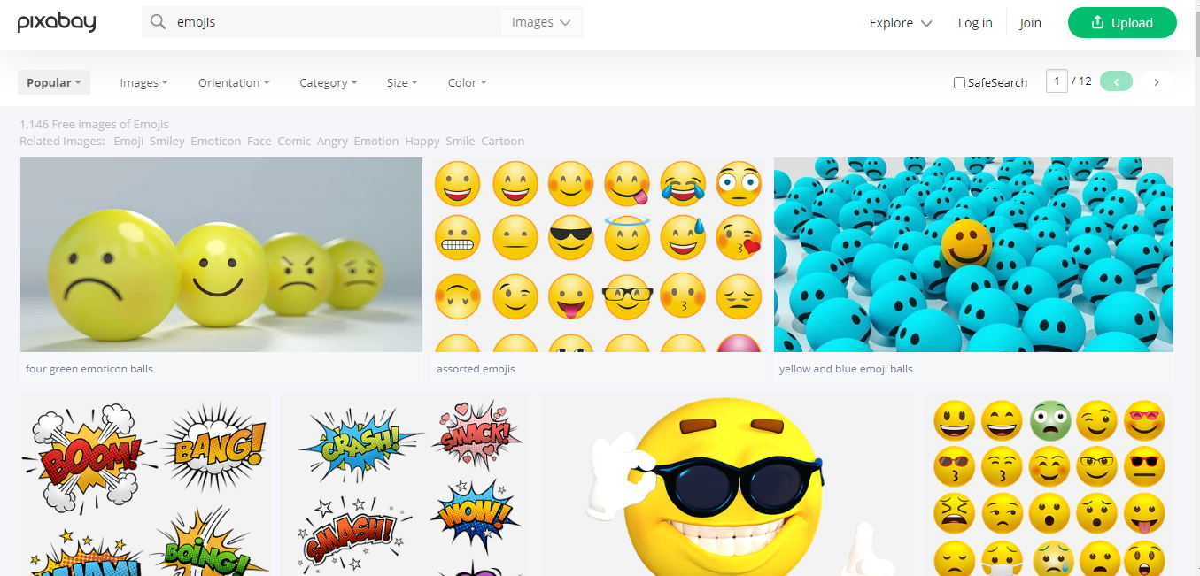 Pixabay - Free emojis & smiley images for Designers