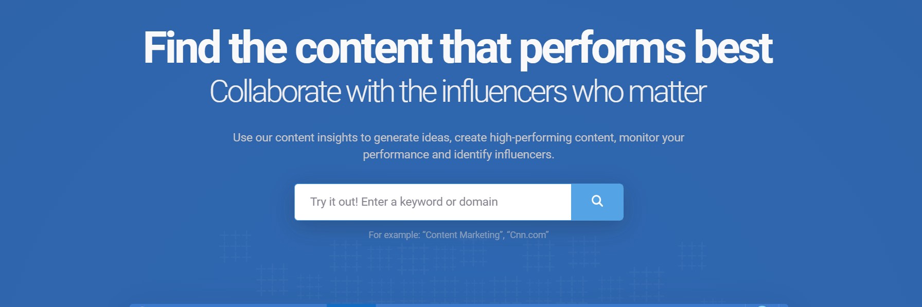 Buzz Sumo: Find influencers & content research tool