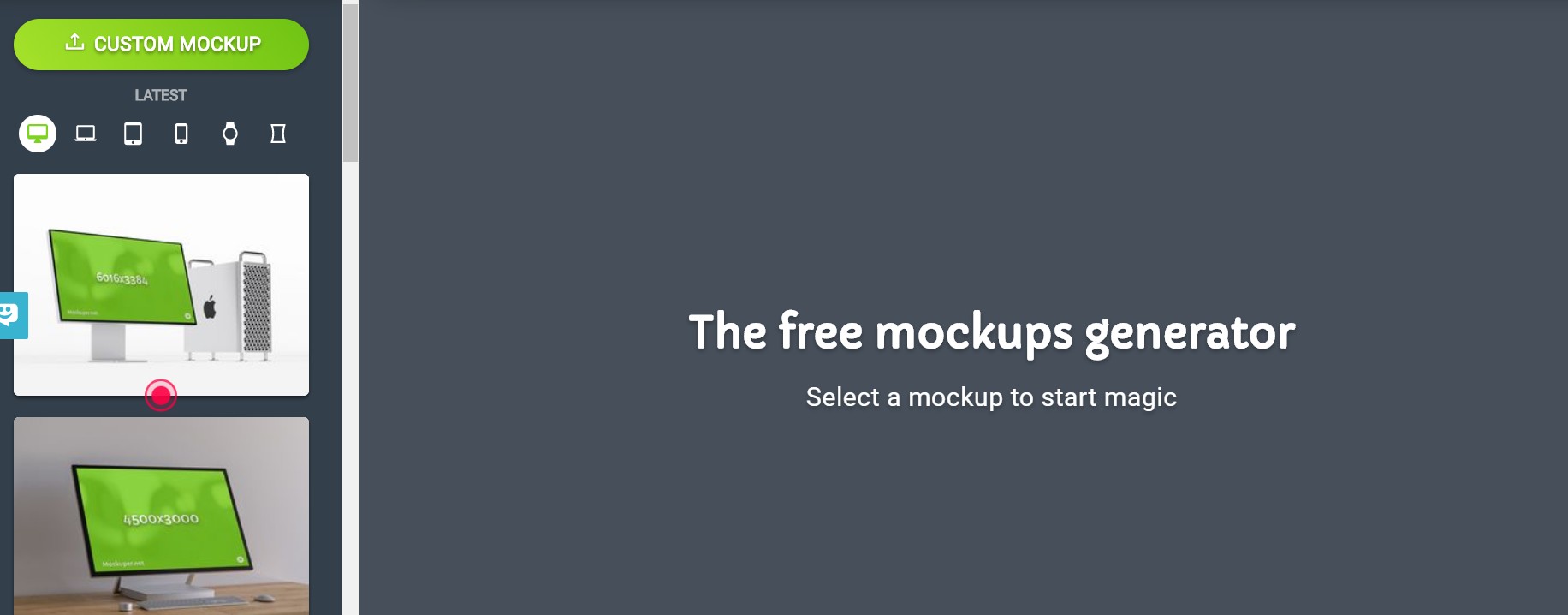 Mockuper Free online mockup generator