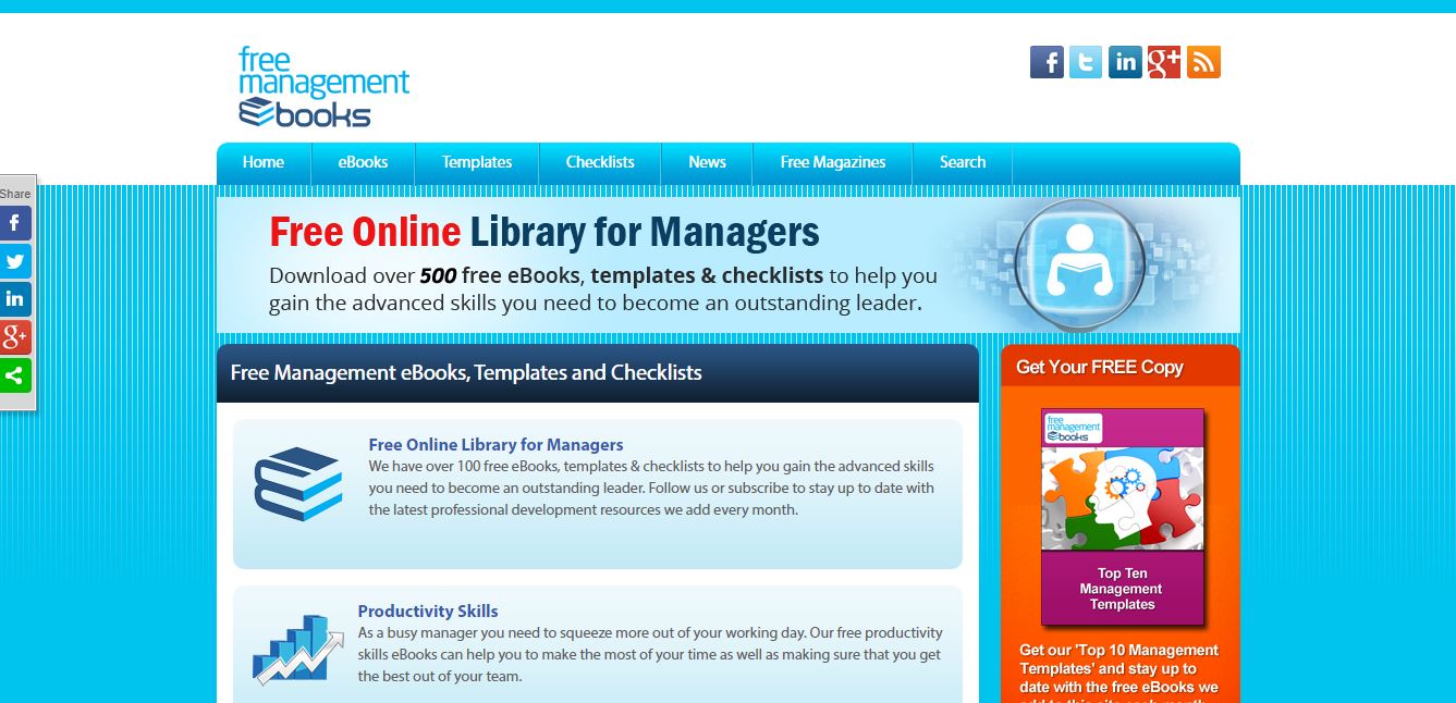 Free Ebooks Management with 500 free ebooks