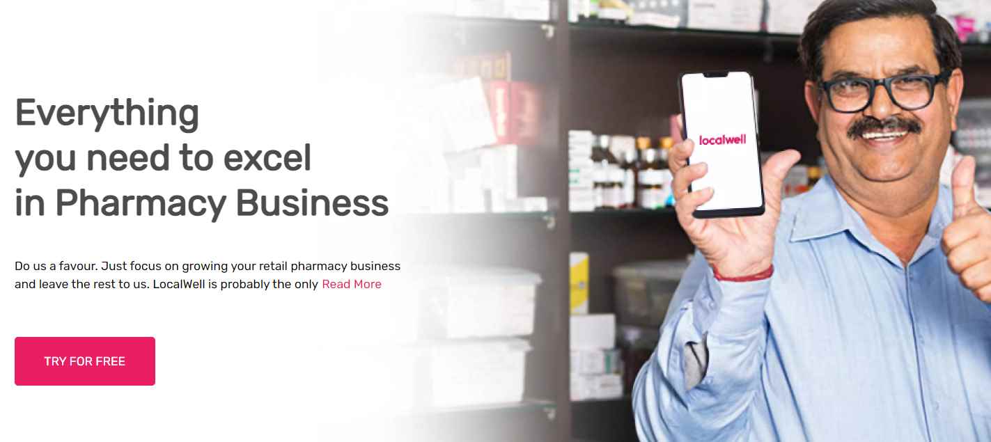 Localwell Free Pharmacy Billing App & Software