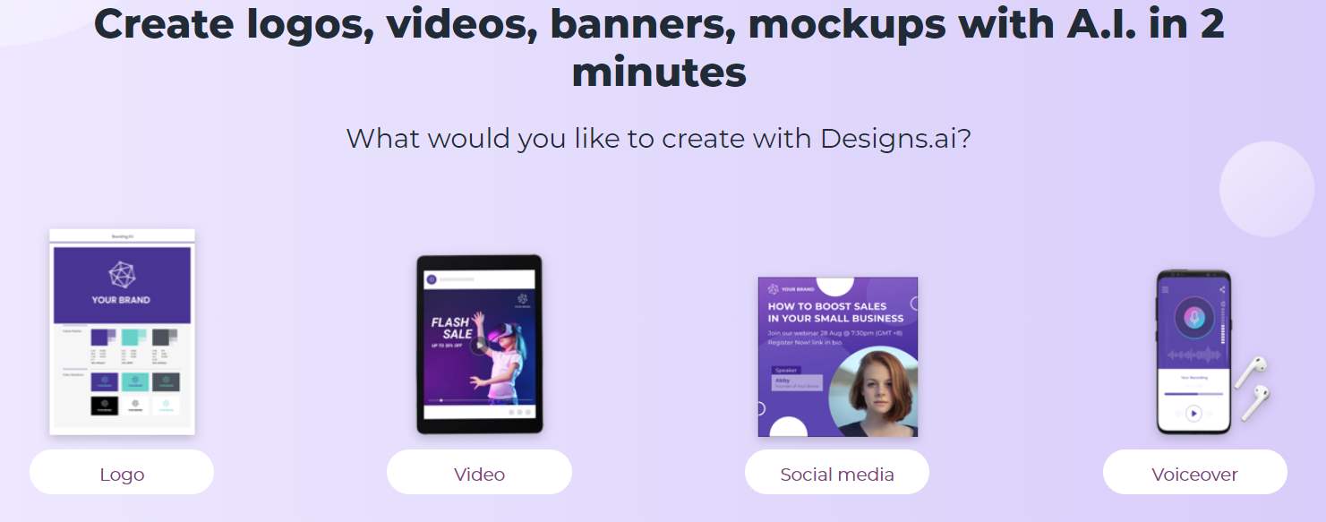 Designs AI is an AI tool for Logo Design