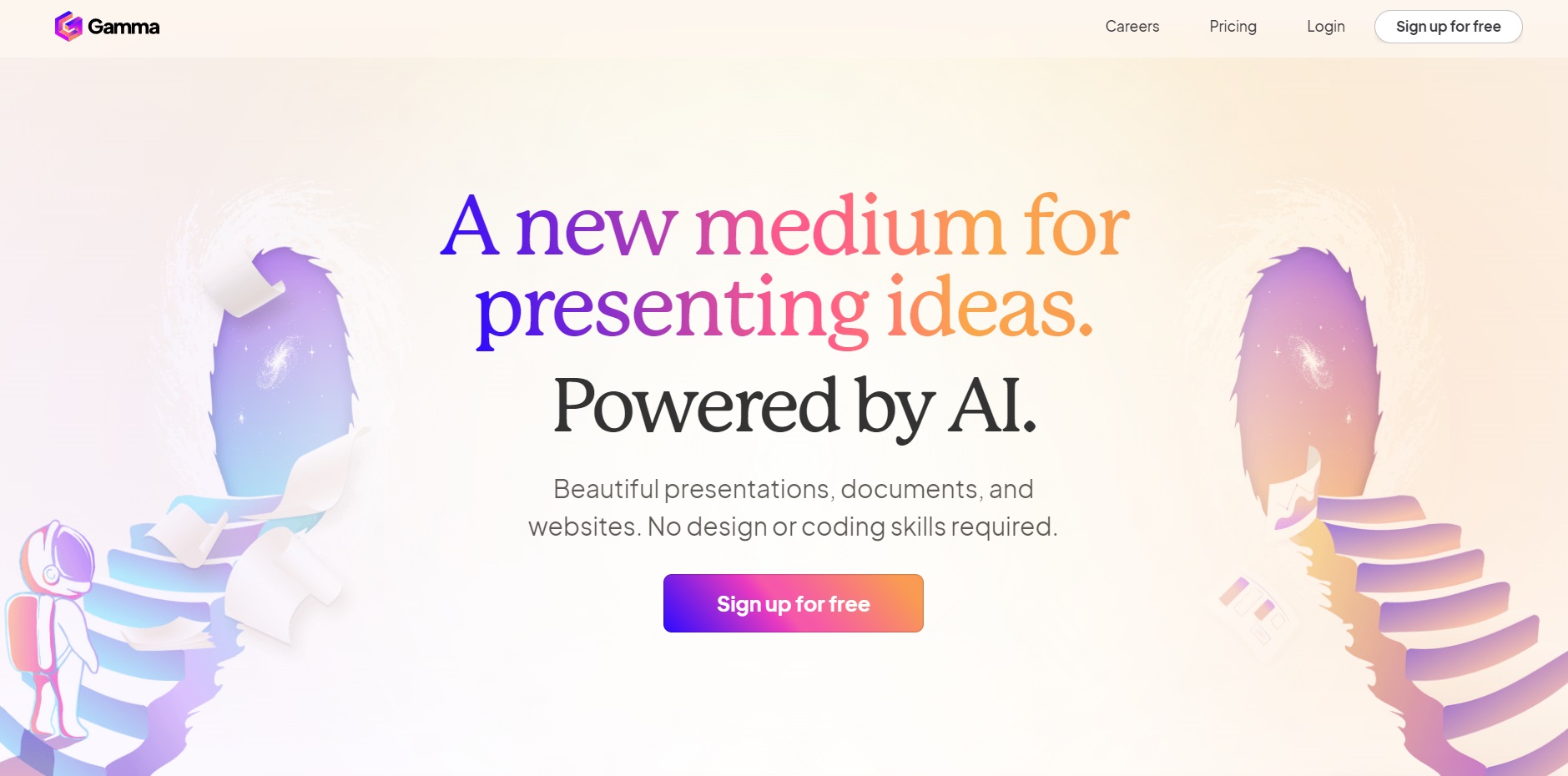 Discover Gamma – Free AI Tool for Creating Presentations and Websites