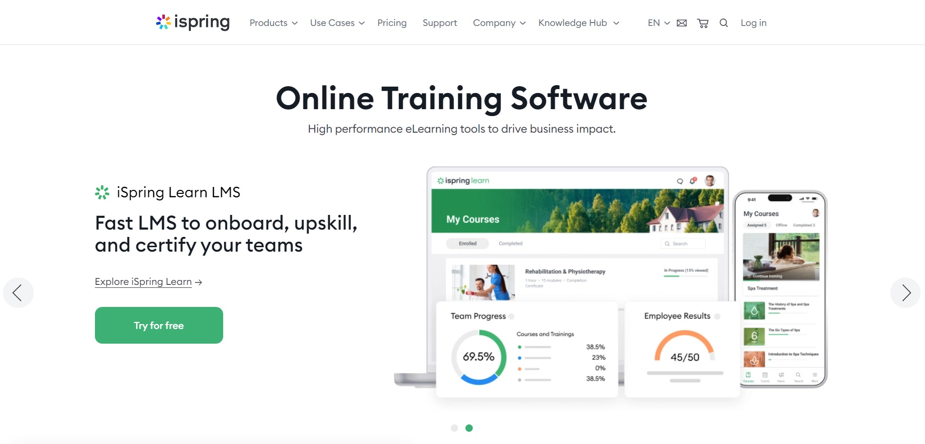 iSpring Suite: Free LMS Software for Engaging eLearning Courses