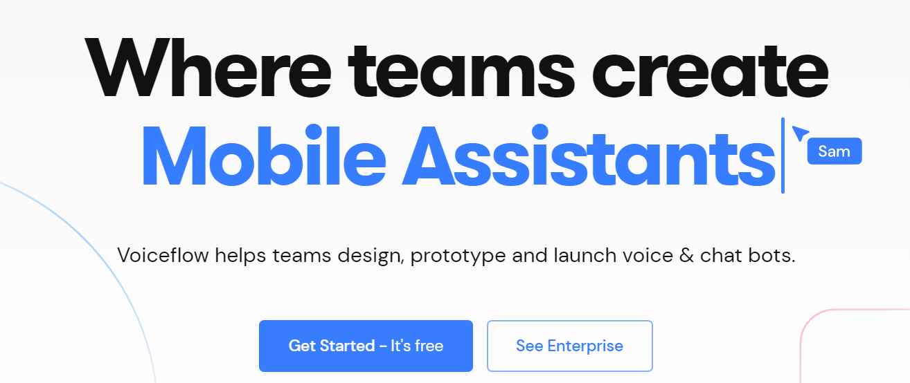 VoiceFlow is a free chatbot prototyping tool