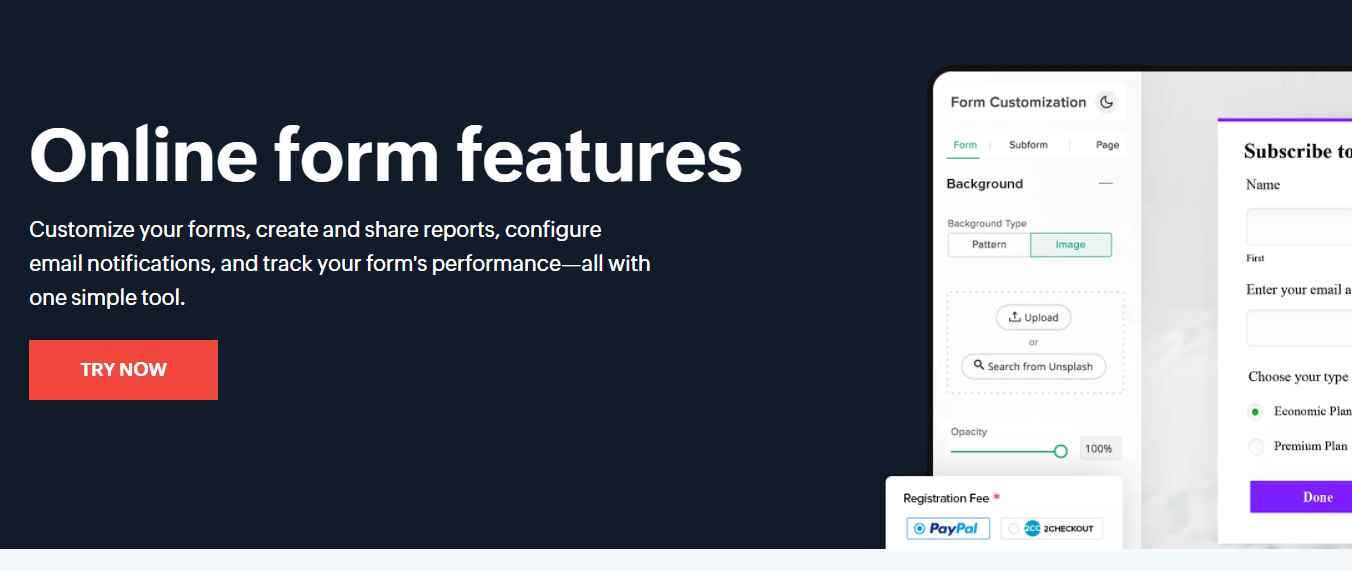ZOHO Forms: Best Free Online Form Creation For Business